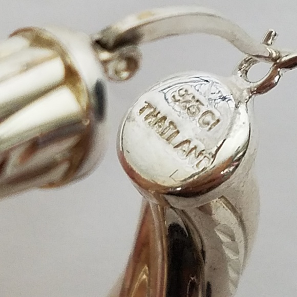 Thailand cl 925 | Jewelry | Thailand Cl 925 Pure Silver Hocks Earings ...